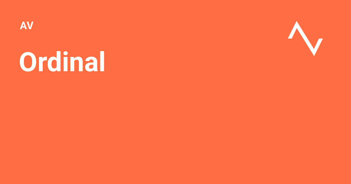 Ordinal - AV