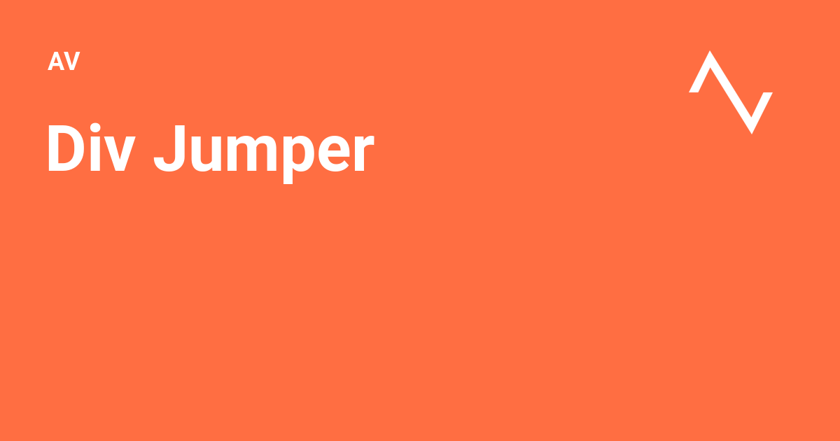 Div Jumper - AV
