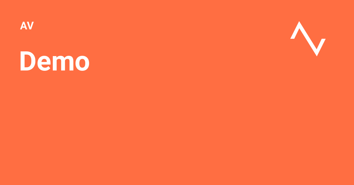 Demo - AV